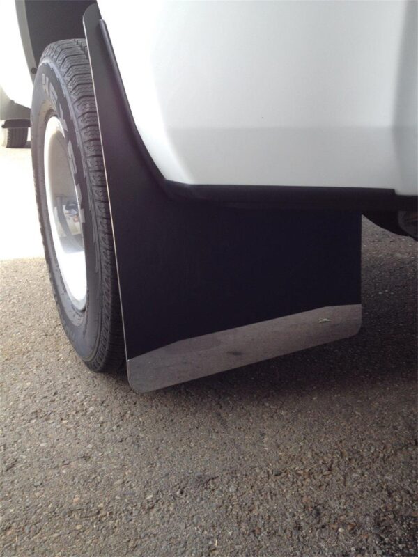 Universal 20" Rear Dually Mud Flaps with Stainless Steel Weight Pre ...